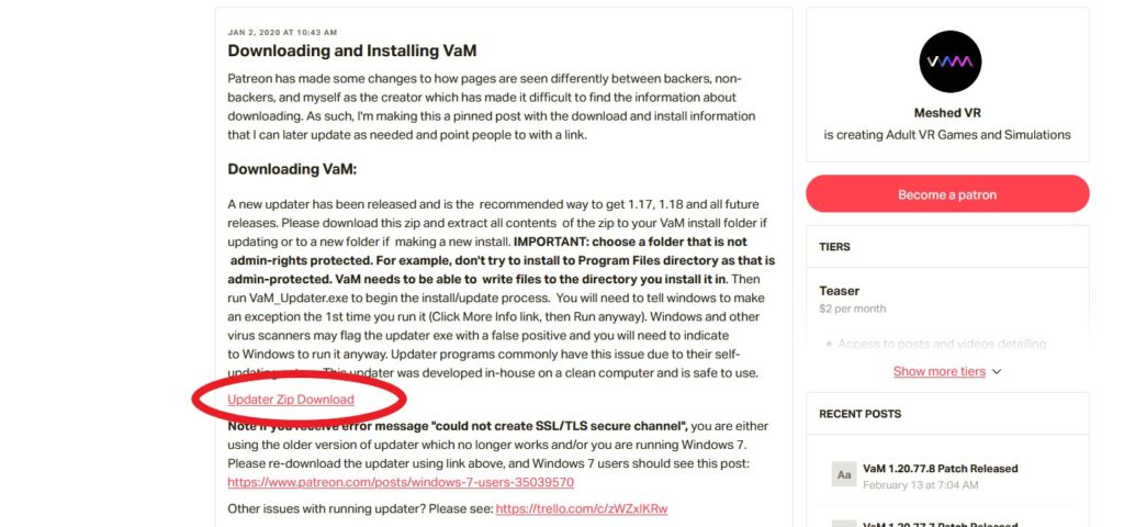 【2021年最新】VaM無料体験版のインストールと使い方